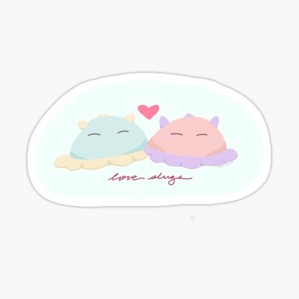 "Sea Love Slugs" Sticker for Sale by gigicelesta | Redbubble