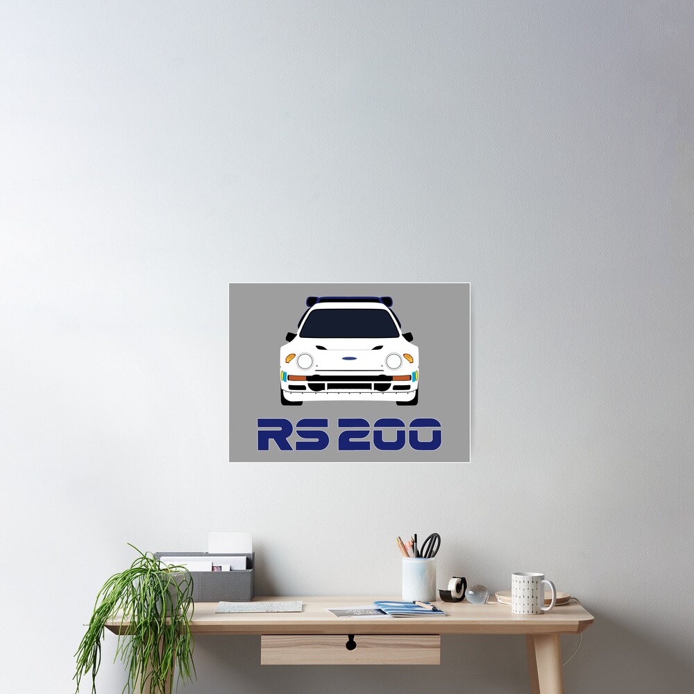 "Ford RS200" Poster for Sale by AutomotiveArt | Redbubble