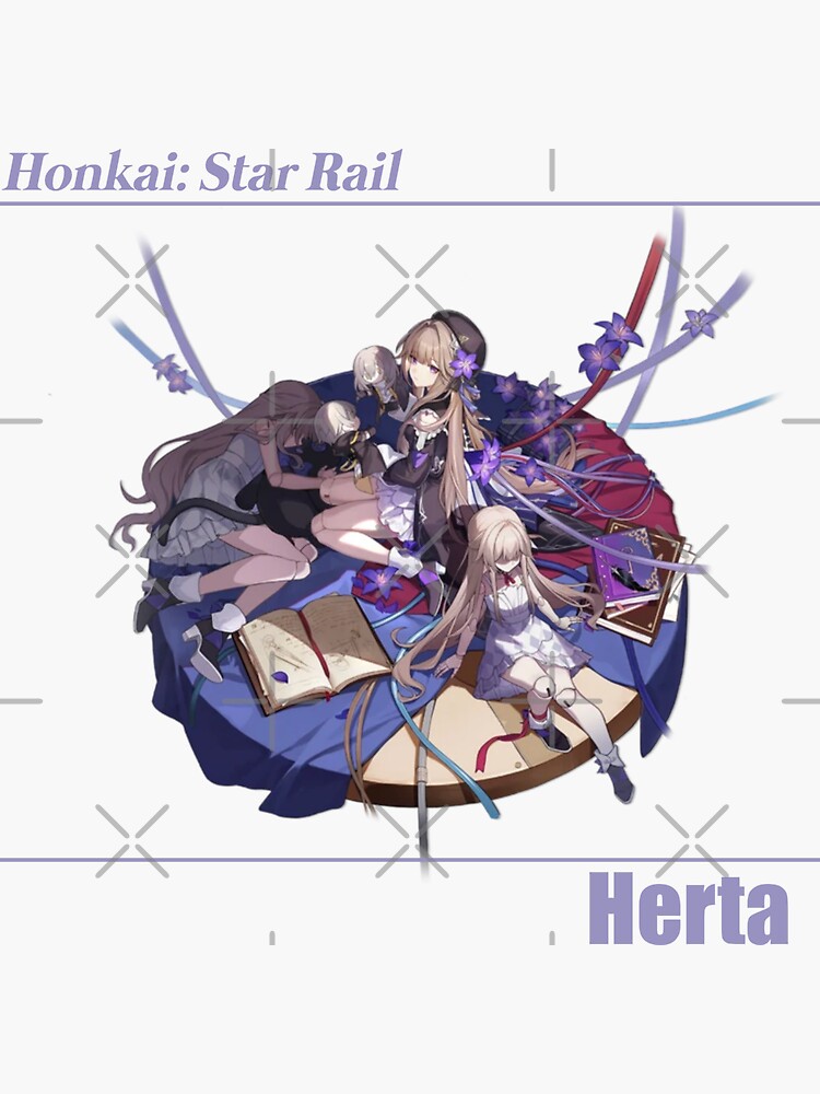 "Honkai Star Rail Herta" Sticker by HerrscherOfArt | Redbubble