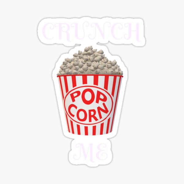 "Popcorn Crunch Active " Sticker by NiKoLasFUKUKA | Redbubble