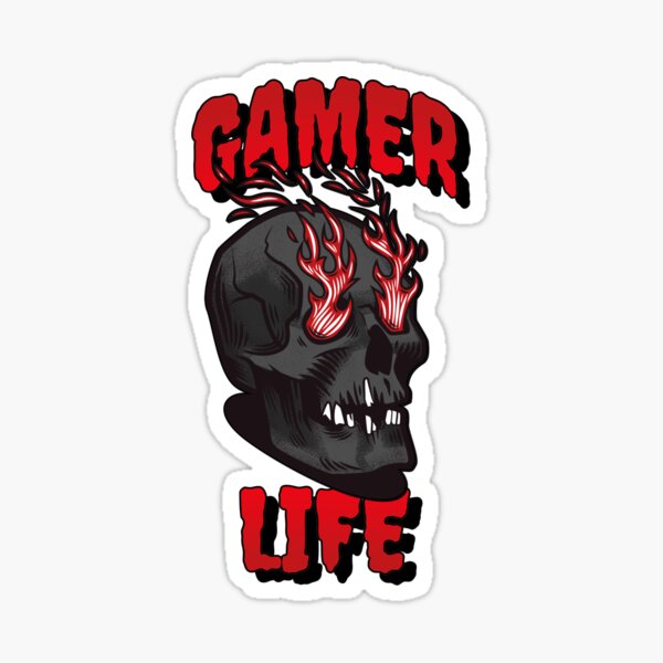 "Gamer Life " Sticker by RCgamer | Redbubble
