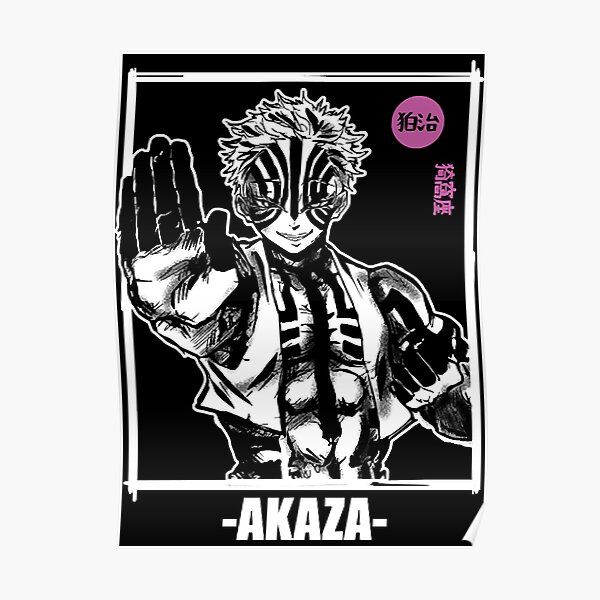 "Akaza-Simple Line " Poster for Sale by CarlosBur65496 | Redbubble