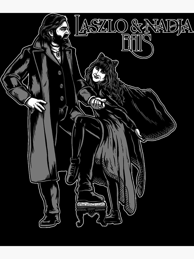 "Laszlo & Nadja Bats album cover " Poster for Sale by McquaigWilliam ...