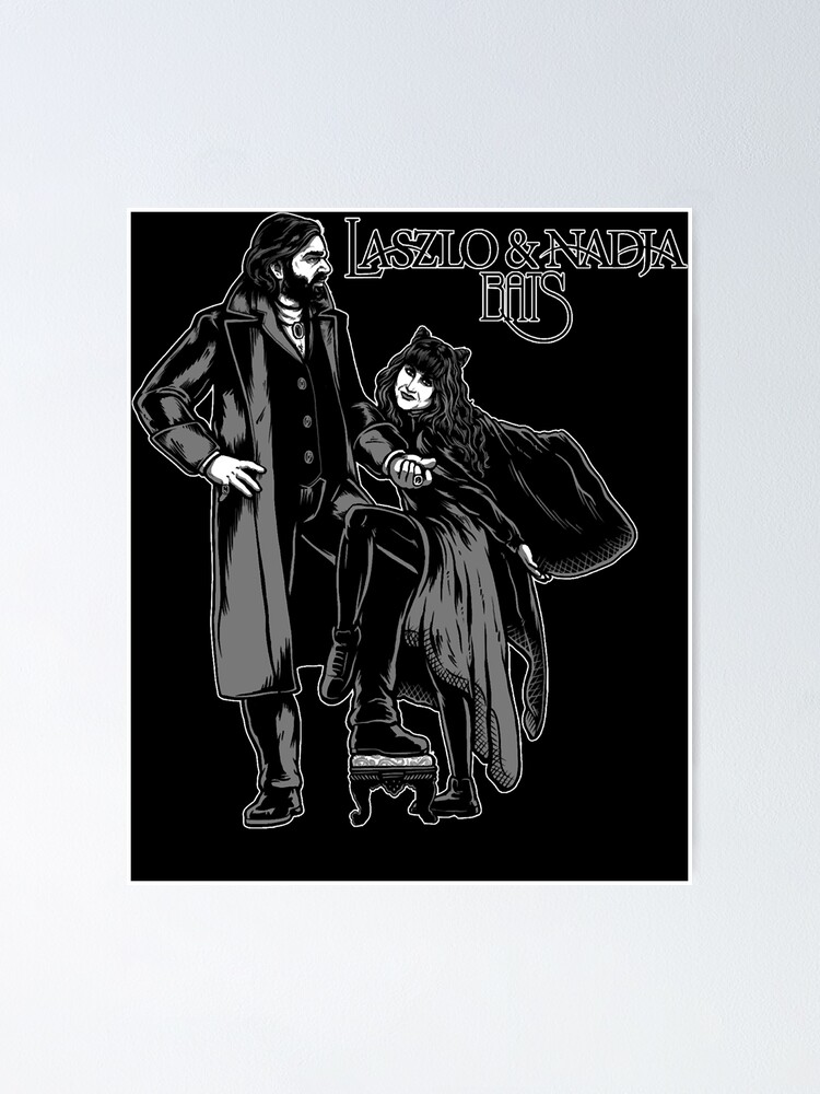 "Laszlo & Nadja Bats album cover " Poster for Sale by McquaigWilliam ...