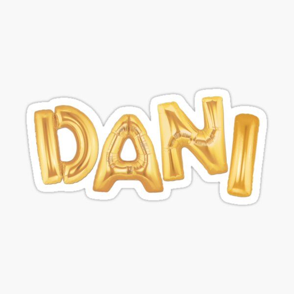 "CUSTOM: Dani balloon sticker" Sticker by stickerzzz | Redbubble
