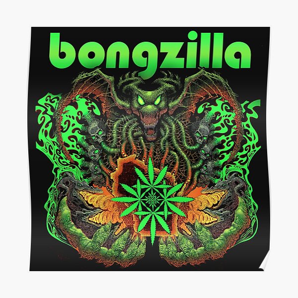 "bongzilla popular - logo" Poster for Sale by zroscampai | Redbubble
