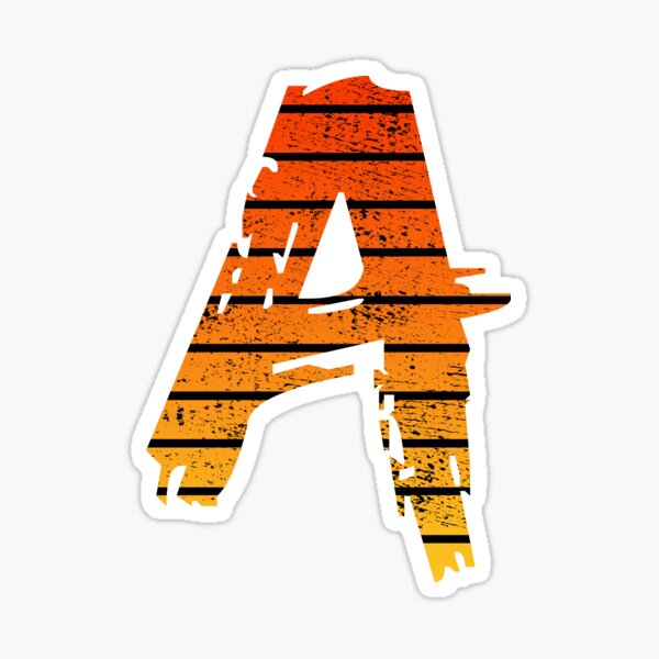 "Letter A, Initials" Sticker for Sale by FNStuff | Redbubble