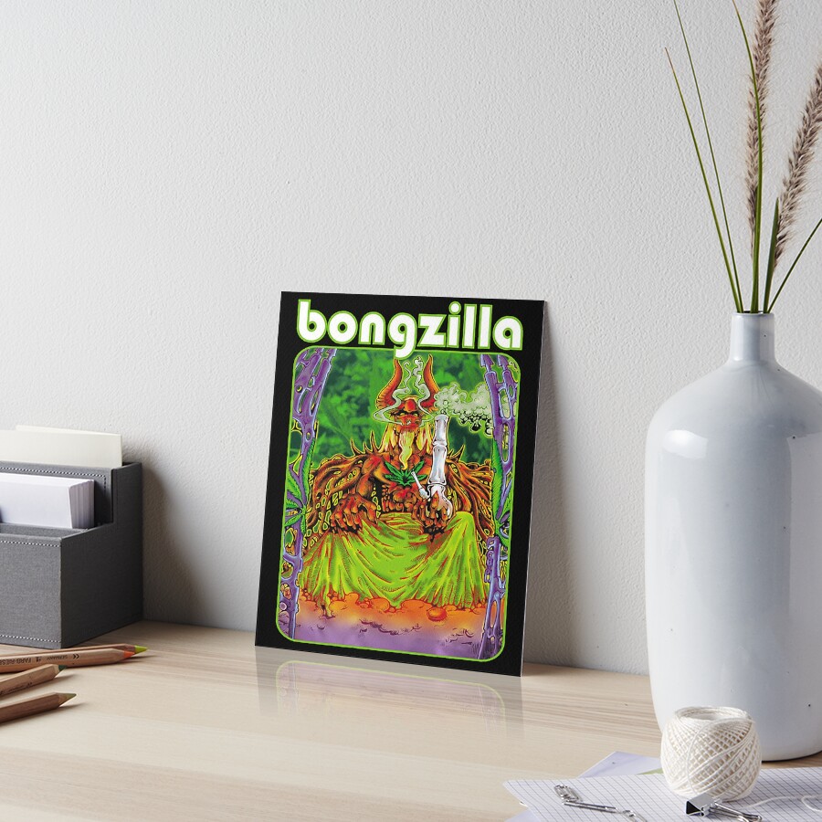 "bongzilla popular - logo" Art Board Print by zroscampai | Redbubble