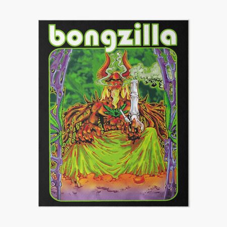 "bongzilla popular - logo" Art Board Print by zroscampai | Redbubble