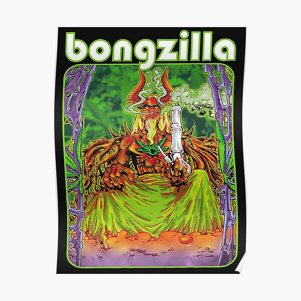 "bongzilla popular - logo" Poster for Sale by zroscampai | Redbubble