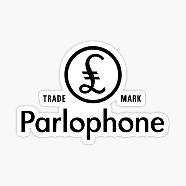 "Parlophone Logo For Men And Women" Sticker by DarianaVon | Redbubble