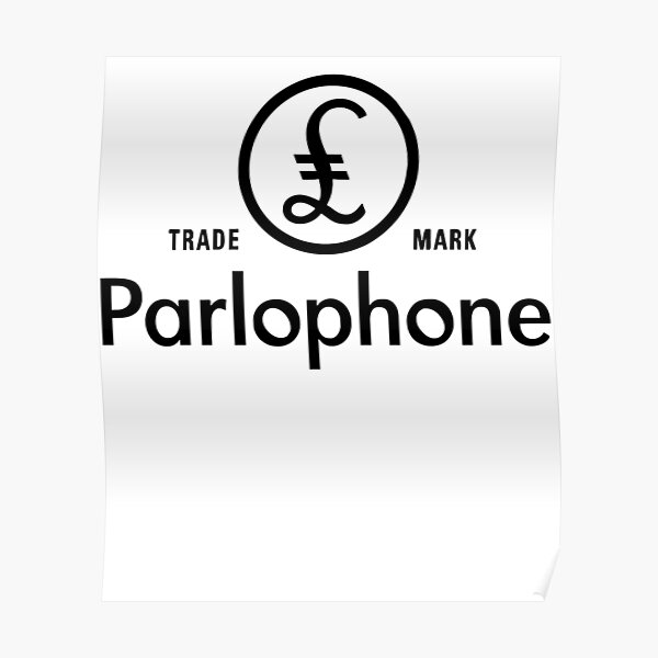 "Parlophone Logo For Men And Women" Poster for Sale by DarianaVon ...