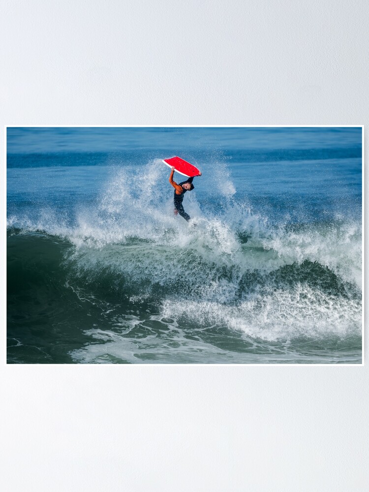 "Bodyboarder in action" Poster for Sale by homydesign | Redbubble