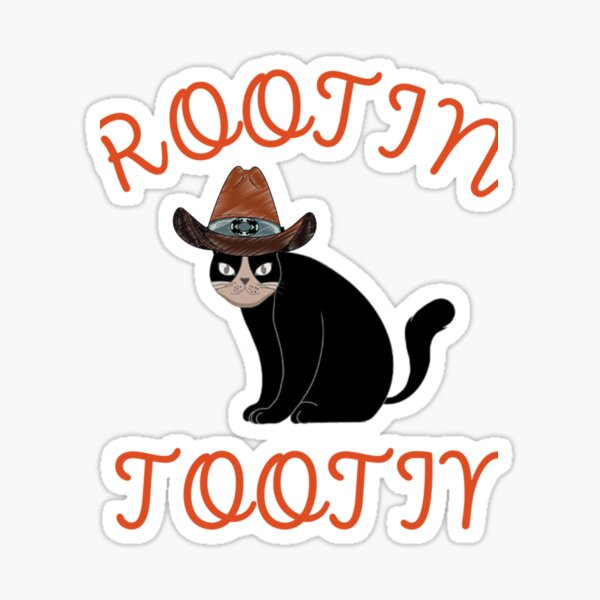 "Rootin Tootin Cowboy Cat " Sticker by SarraVonepp | Redbubble