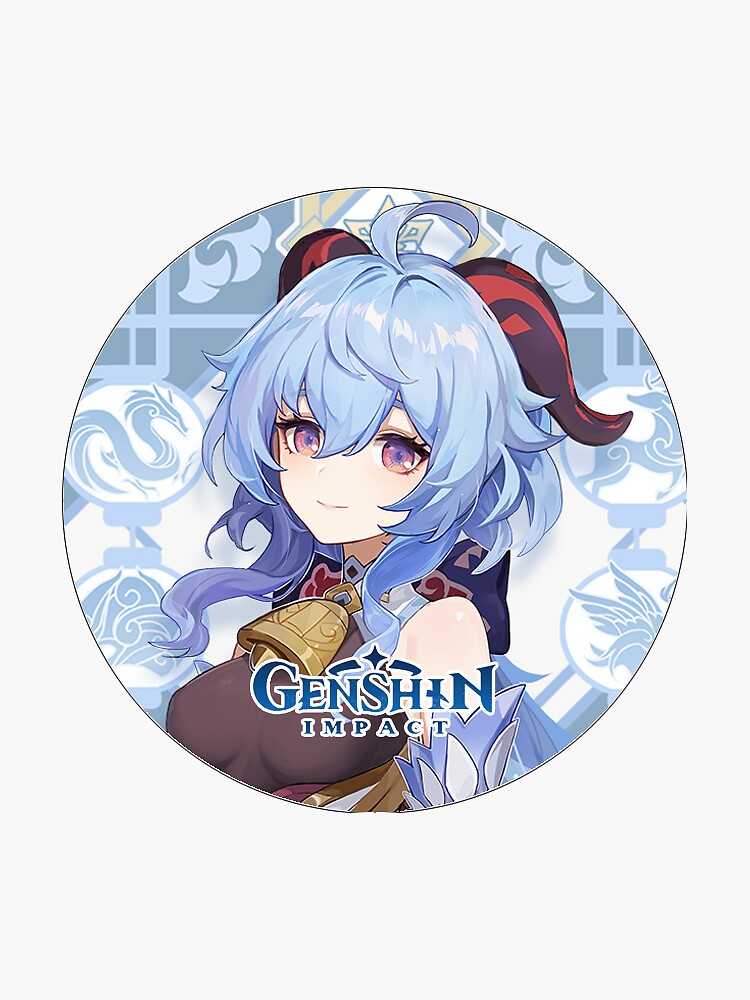 "Ganyu Genshin Impact" Sticker for Sale by POPkart | Redbubble