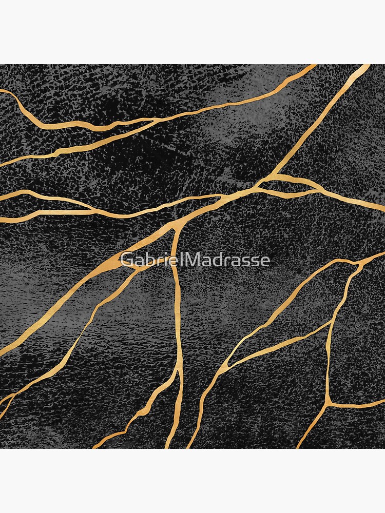 "Kintsugi" Sticker for Sale by GabrielMadrasse | Redbubble