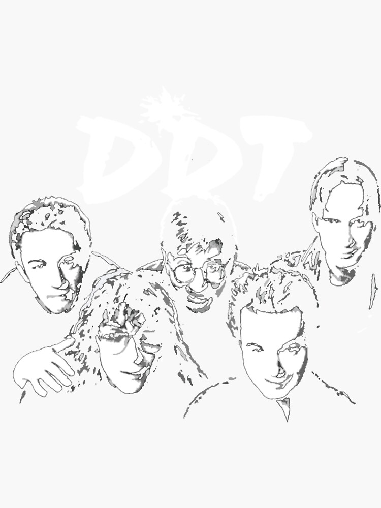 "DDT Band" Sticker by grescoaqrava | Redbubble