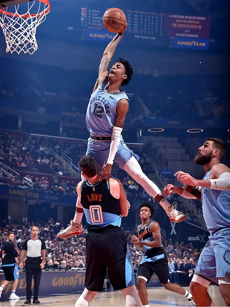 " ja morant Poster " Poster for Sale by dimassimaja | Redbubble