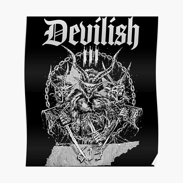 "Devilish Trio 615" Poster by sidneychen | Redbubble