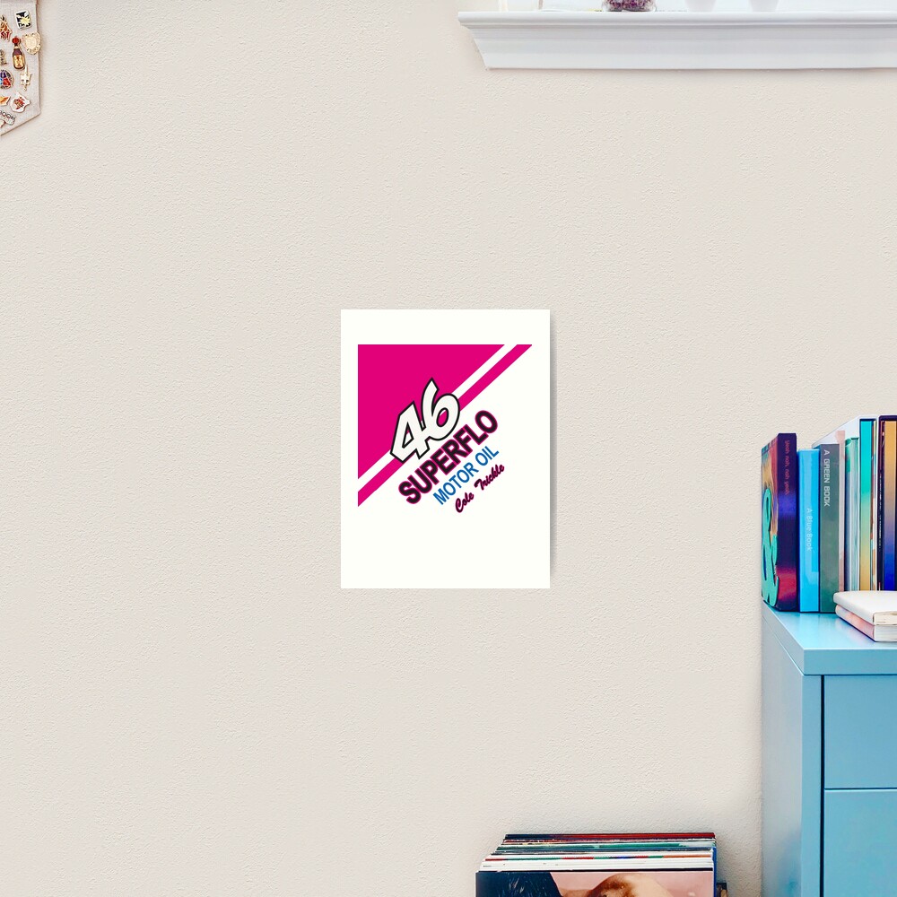 "46 superflo motor oil cole trickle - Days of thunder" Art Print for ...