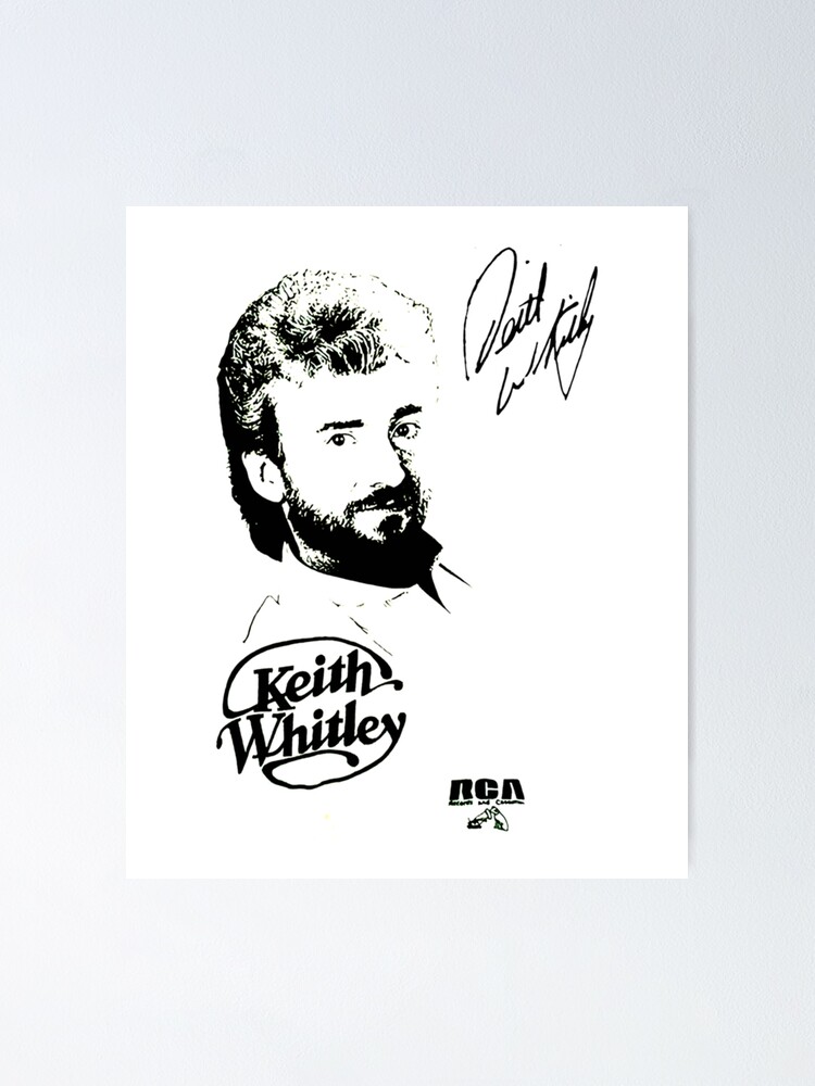 "1985 Keith Whitley Vintage Miami My Amy Era LA " Poster for Sale by ...