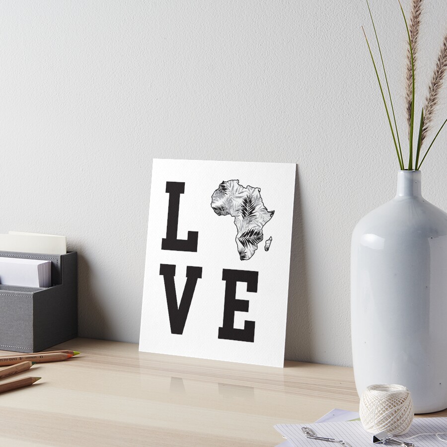 "African Roots" Art Board Print by TopBaseline | Redbubble
