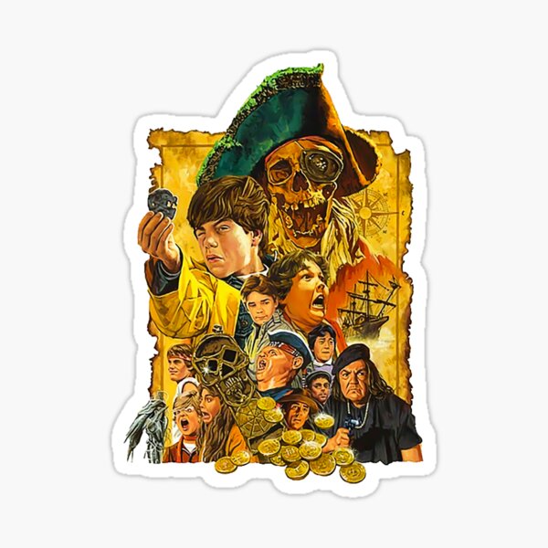 "The Goonies Artwork" Sticker for Sale by Lavinlmeida | Redbubble