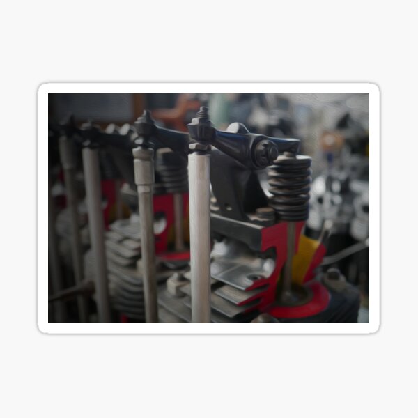 "PISTON AIRCRAFT ENGINE" Sticker for Sale by leewood96 | Redbubble