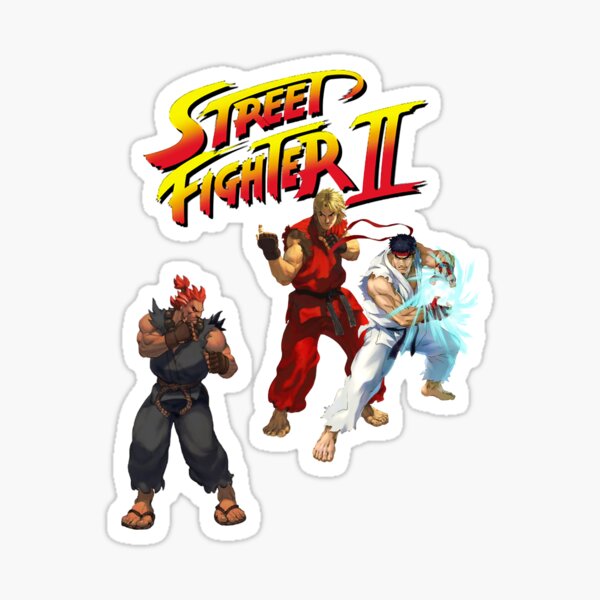"Video Game - Street Fighter" Sticker by Joshuan923 | Redbubble