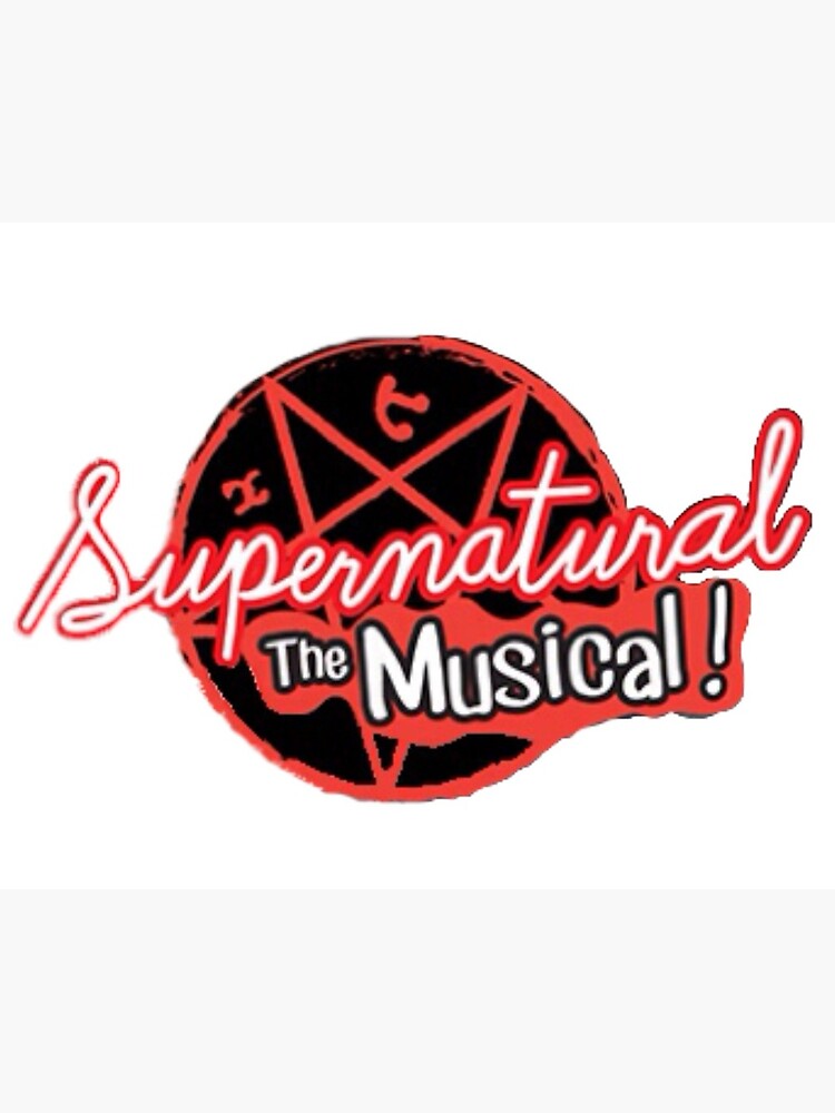 "Supernatural The Musical (200th Episode) Print" Greeting Card for Sale ...