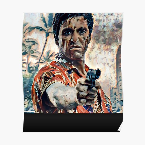 "Scarface movie" Poster for Sale by Alvinaelgs | Redbubble