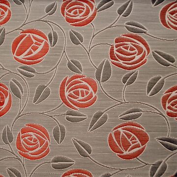 "Charles Rennie Mackintosh roses,Mackintosh abstract rose,red" Art ...