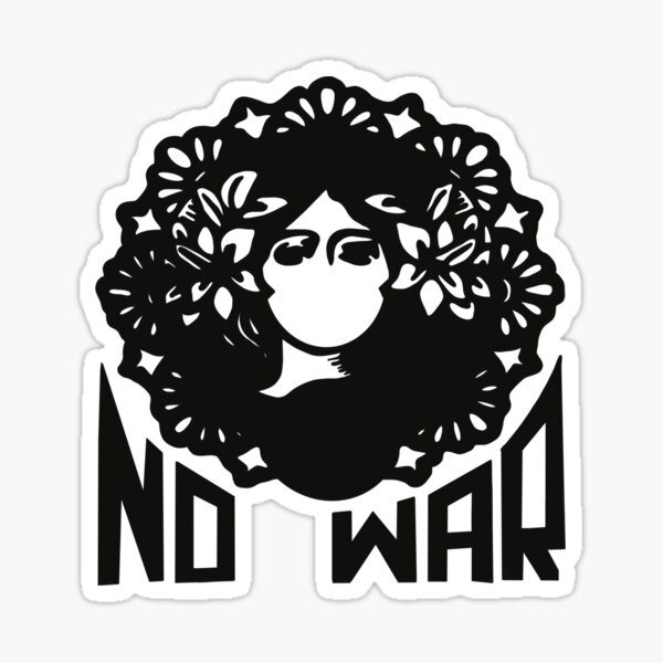 "No War" Sticker by PractiDesigner | Redbubble