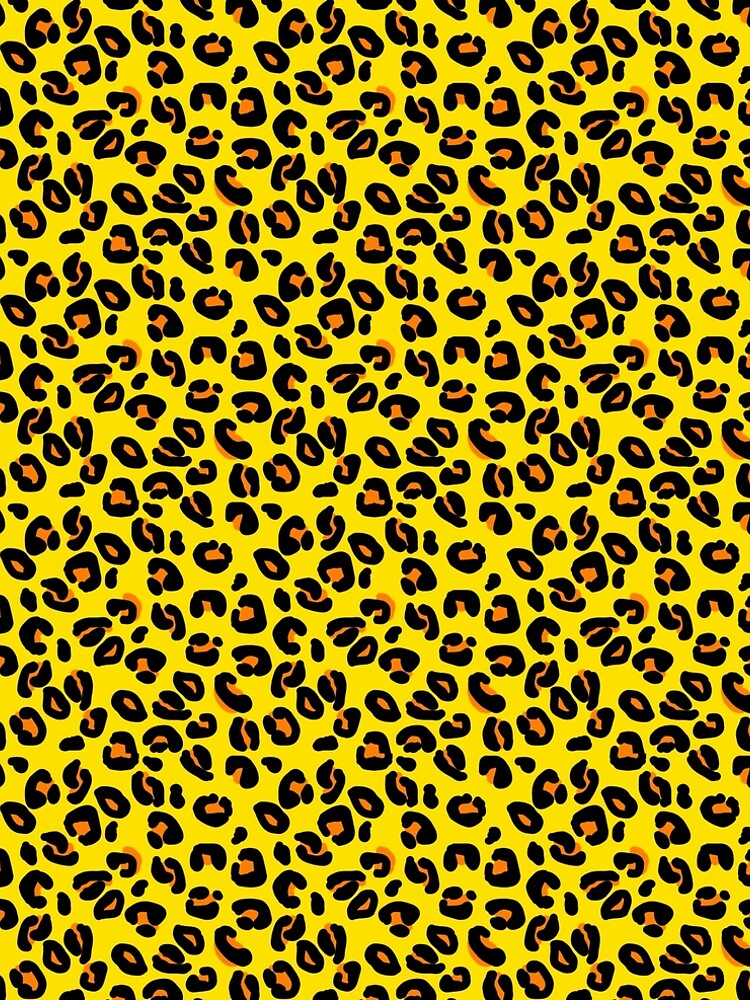 "Lemon Yellow Leopard Spots Animal Print Pattern" A-Line Dress by ...