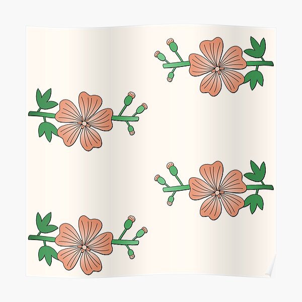 "Mallow design yellow" Poster for Sale by sketcherin | Redbubble