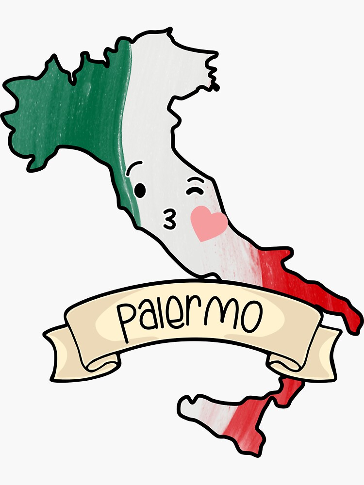 "Palermo" Sticker for Sale by WordsMaps | Redbubble