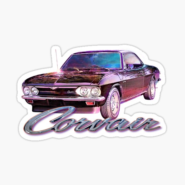 "Chevy Corvair for Sale" Sticker for Sale by BillAkridge | Redbubble