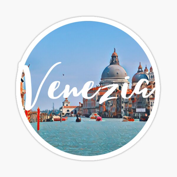 "Vintage Venezia!" Sticker for Sale by RufderFreiheit | Redbubble