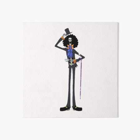 "Brook one piece" Art Board Print by WainoFade | Redbubble