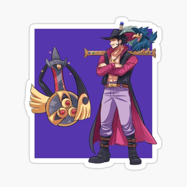 "One Piece Dracule Mihawk" Sticker for Sale by JocelynBruen | Redbubble