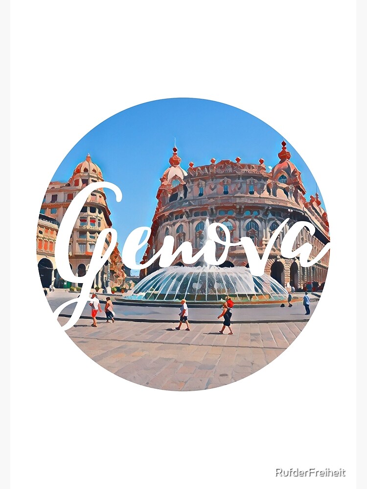 "Vintage Genova!" Poster for Sale by RufderFreiheit | Redbubble