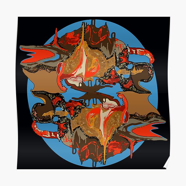 "Lava Fields" Poster for Sale by UbiArt | Redbubble