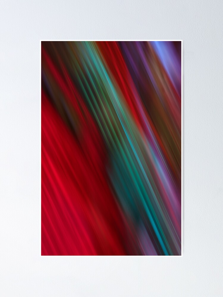 "multiple color space lines with diagonal form" Poster for Sale by ...