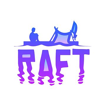 "Raft - Indie Game " Poster for Sale by CheckeredShoes6 | Redbubble