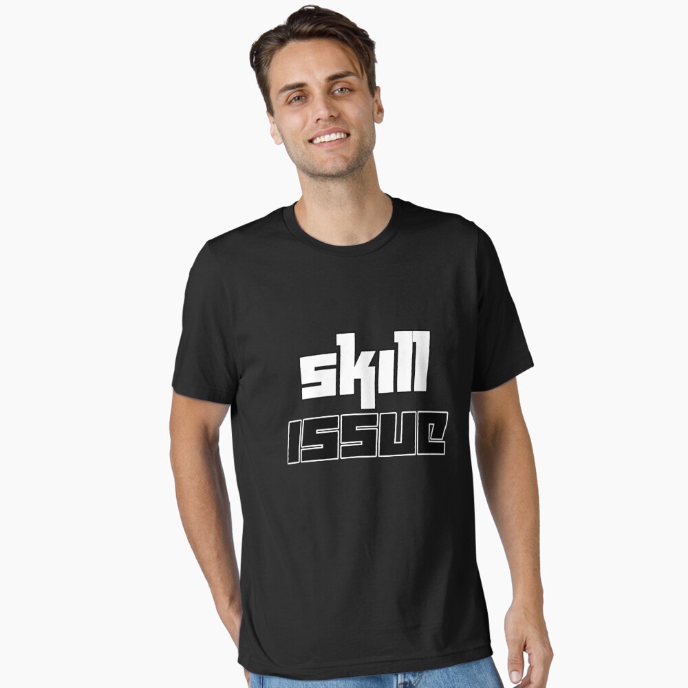 "Skill Issue Typographic Meme" Sticker for Sale by kosmicwaffle | Redbubble