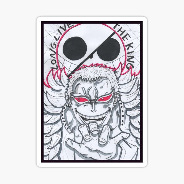 "Doflamingo" Sticker by LetZoeSpoilYou | Redbubble