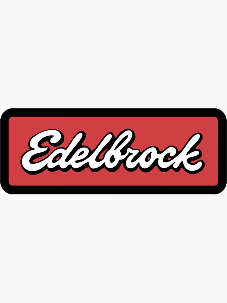 "Edelbrock " Sticker by Pamilson | Redbubble