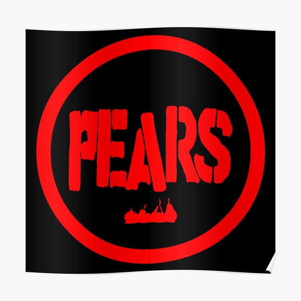 Póster «gira del álbum de la banda punk pears con el logotipo rojo más ...