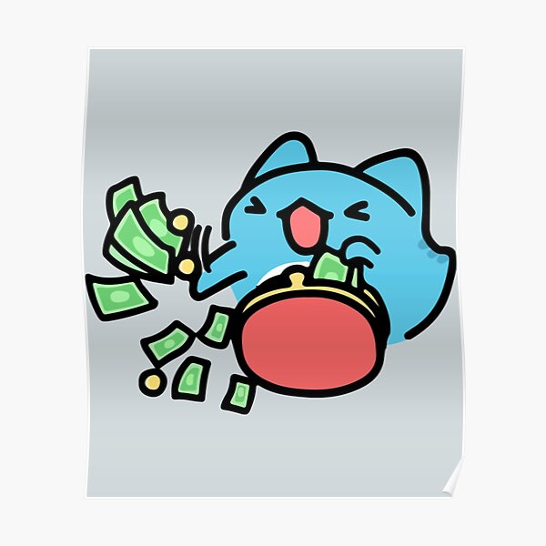 "Comic Cat Bugcat Capoo bug cat " Poster for Sale by Bananastorer ...