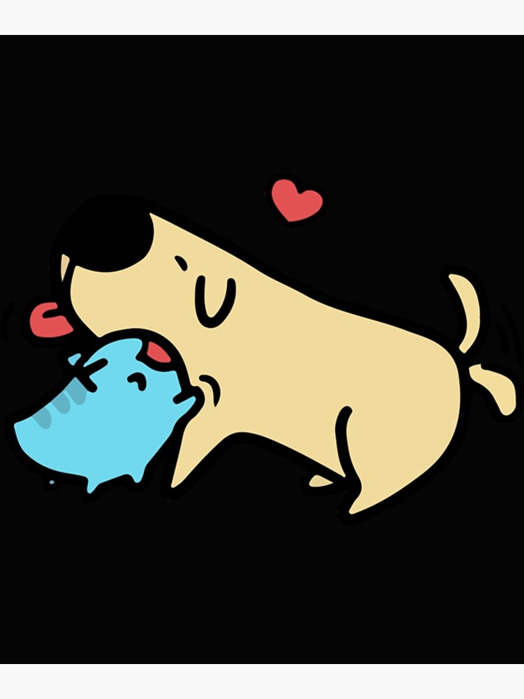 "Dog and Cat Love, Bugcat Capoo, bug cat " Photographic Print for Sale ...